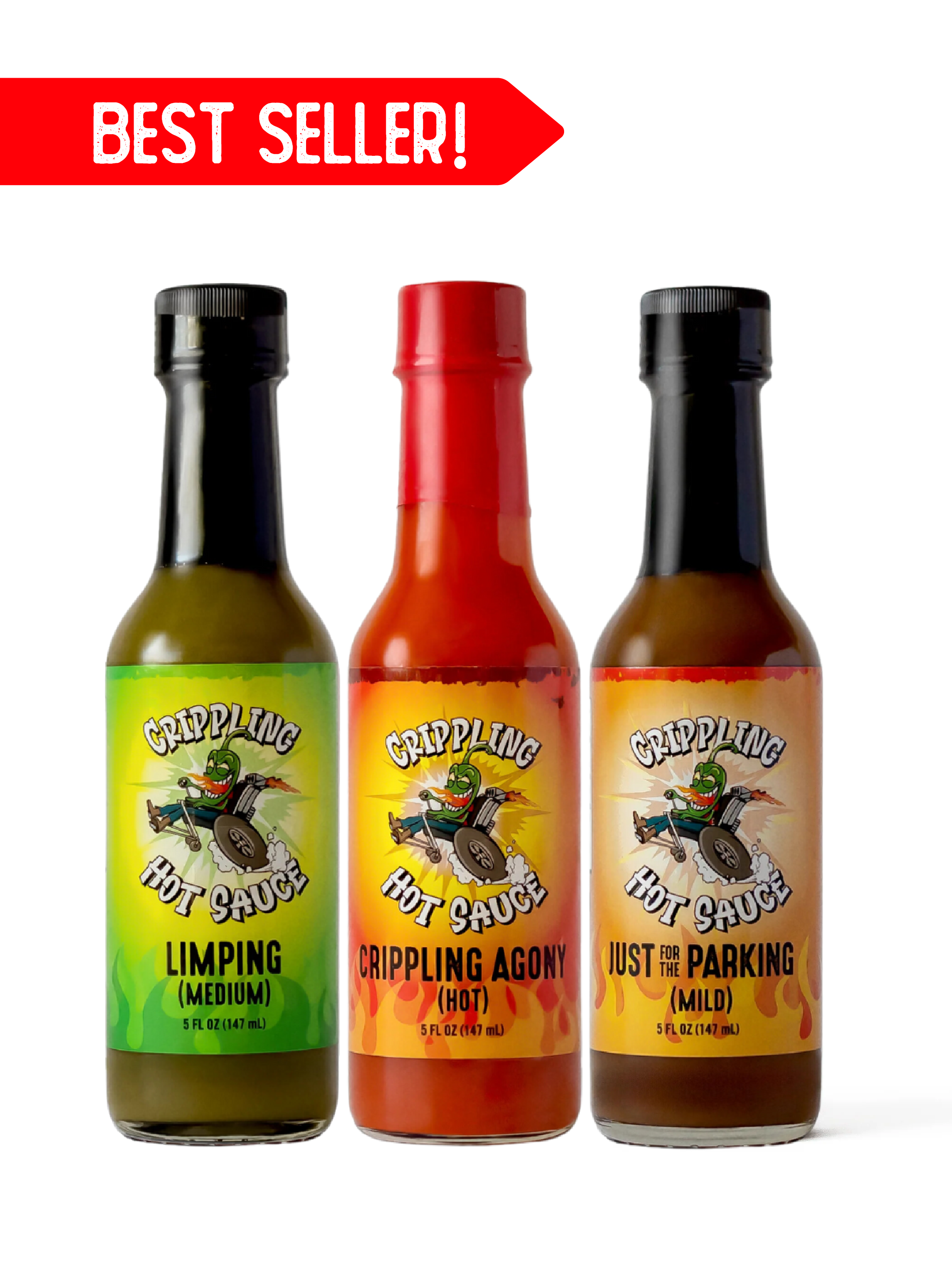 Triple Cripple Bundle – Crippling Hot Sauce